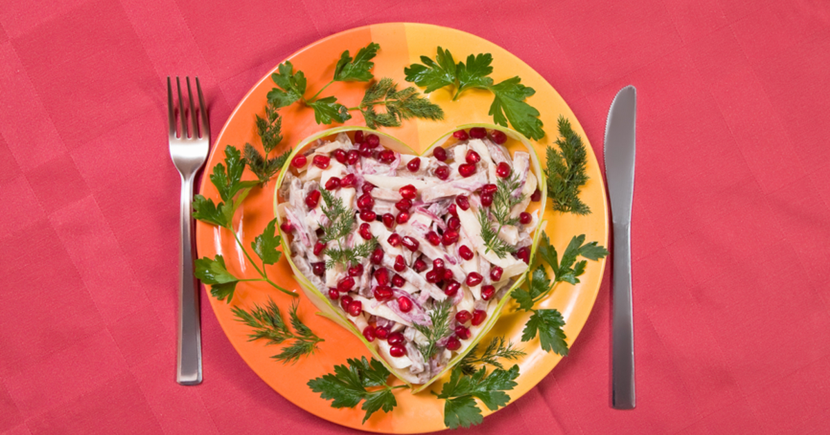 Салат на День Валентина - IVONA.UA